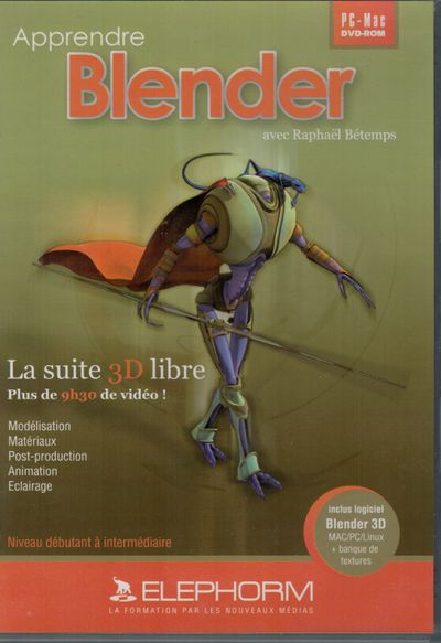 Apprendre Blender (DVD) — Fab Lab Sud31-Val d'Ariège